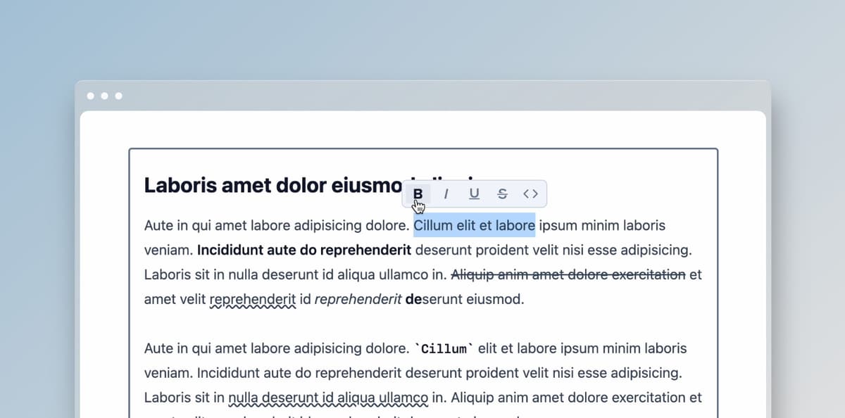 This is the floating menu we are going to create!
