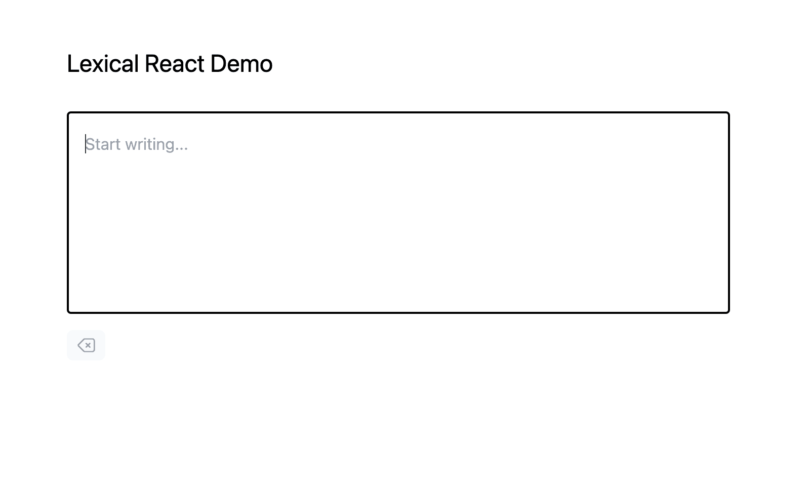 Lexical Toolbar Disabled